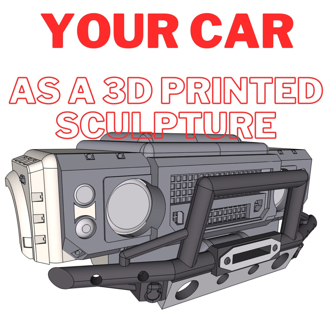 Custom 3D car Sculpture, car wall art – LP3DUK